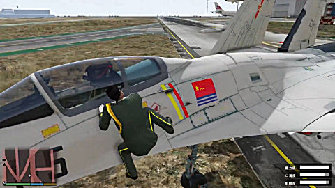 GTA5模型:第一视角模拟驾驶中国战斗机,超逼真飞行体验