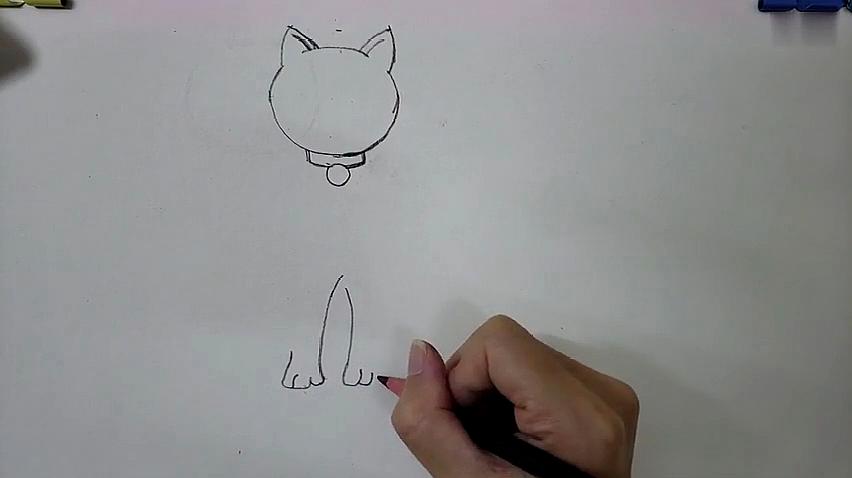 幼儿简笔画 第一期 动物之小猫