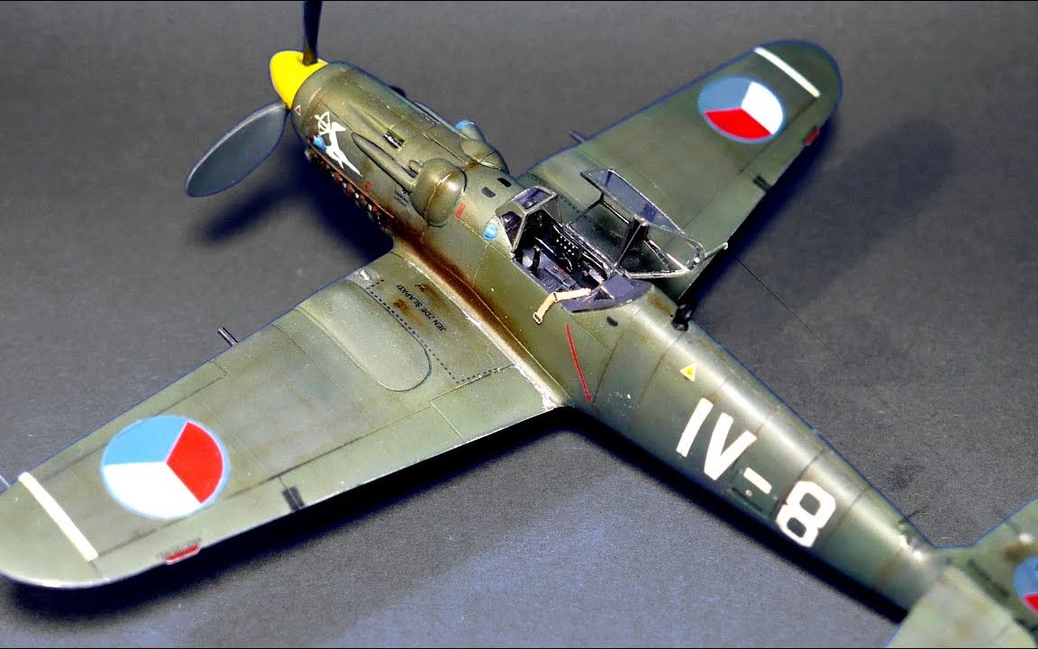 【飞机模型制作】1/48 捷克飞刀—阿维亚S-199 Step by step video build
