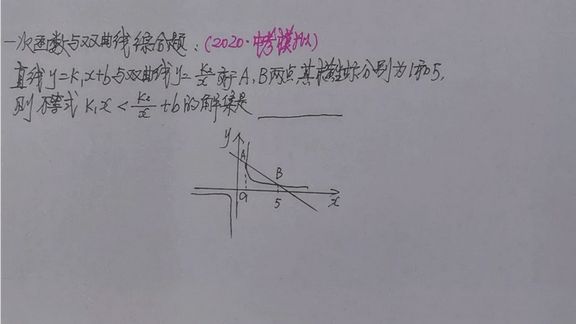中考数学模拟真题:学霸数形结合40秒解题,老师摇头关键还差火候