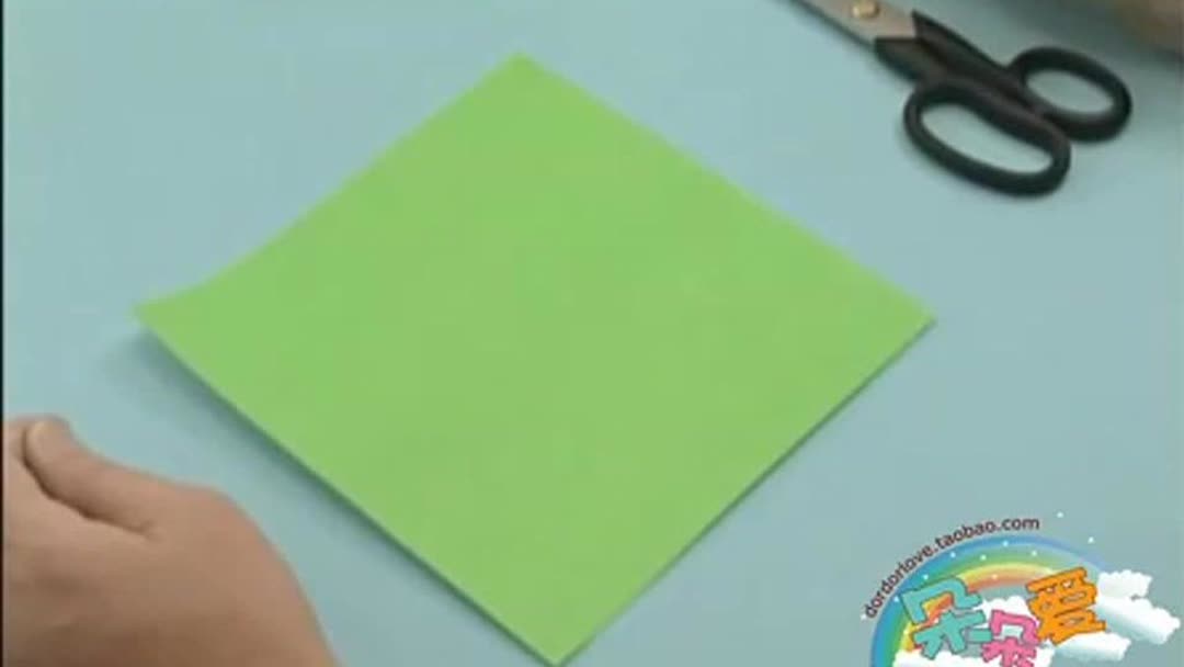 手工折纸教程(会蹦的青蛙)