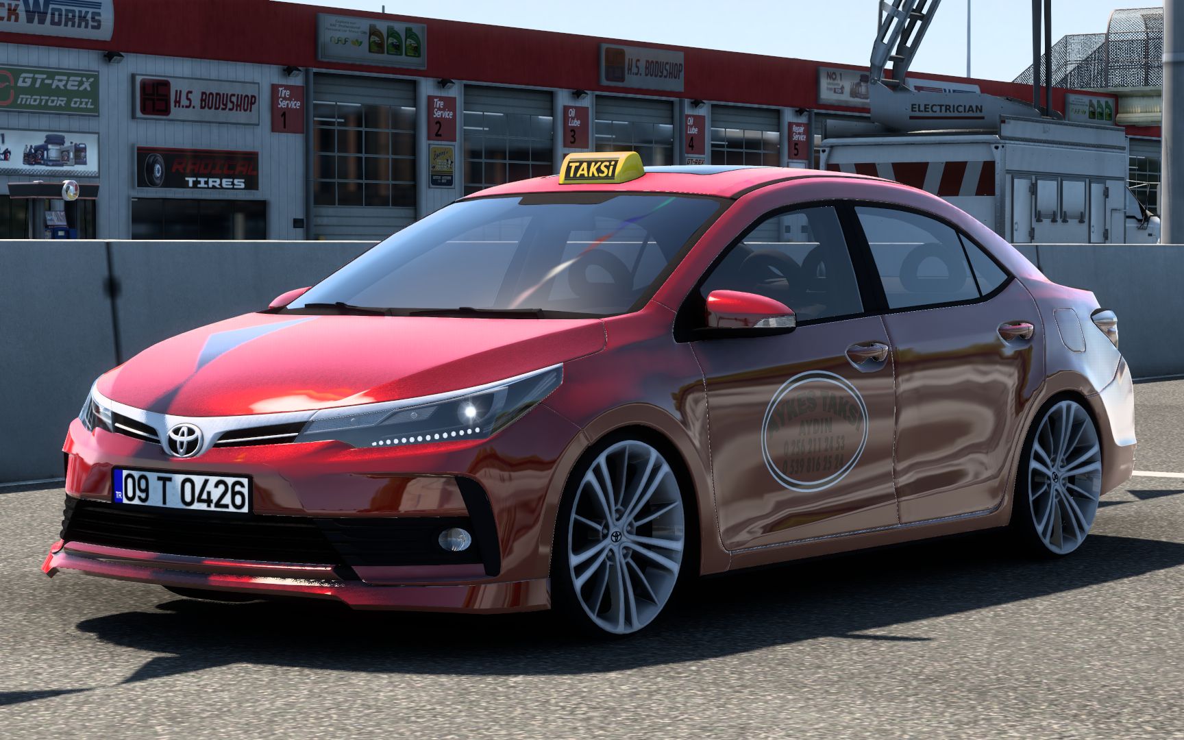 欧美卡通用MOD:丰田卡罗拉 2018(1.46.x)