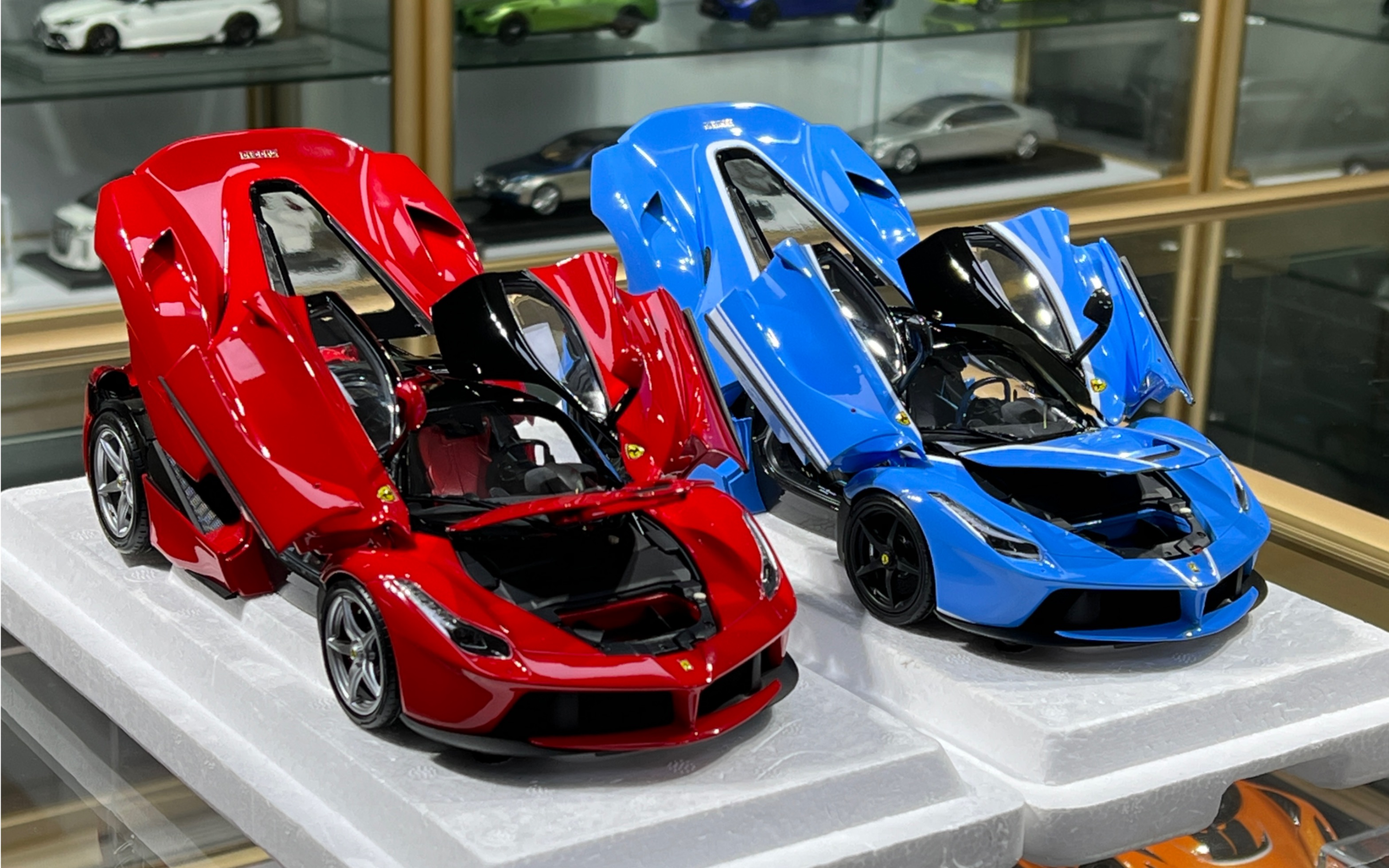 【汽车模型】BBR法拉利Ferrari LaFerrari - Rosso Corsa 1/18合金全开