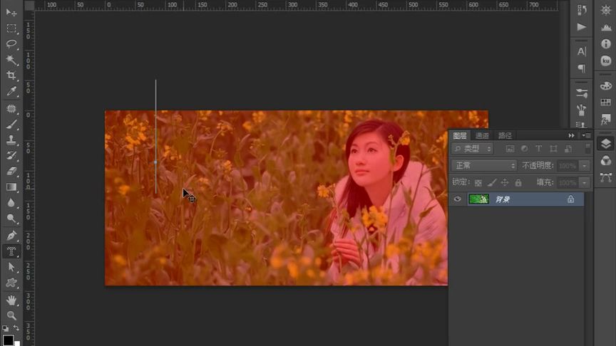 PS教程.文字蒙版工具