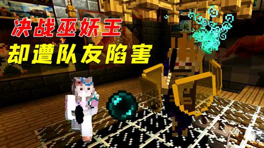 我的世界:决战巫妖王!小胖却被队友谋杀?太惨了!