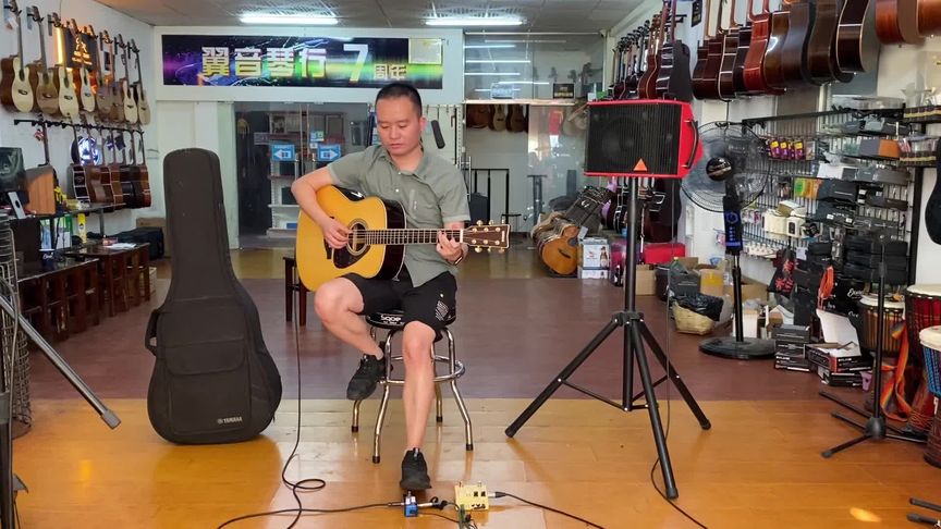 一个人的乐队《NUX前级VS循环效果器综合应用》音乐这样创作挺好