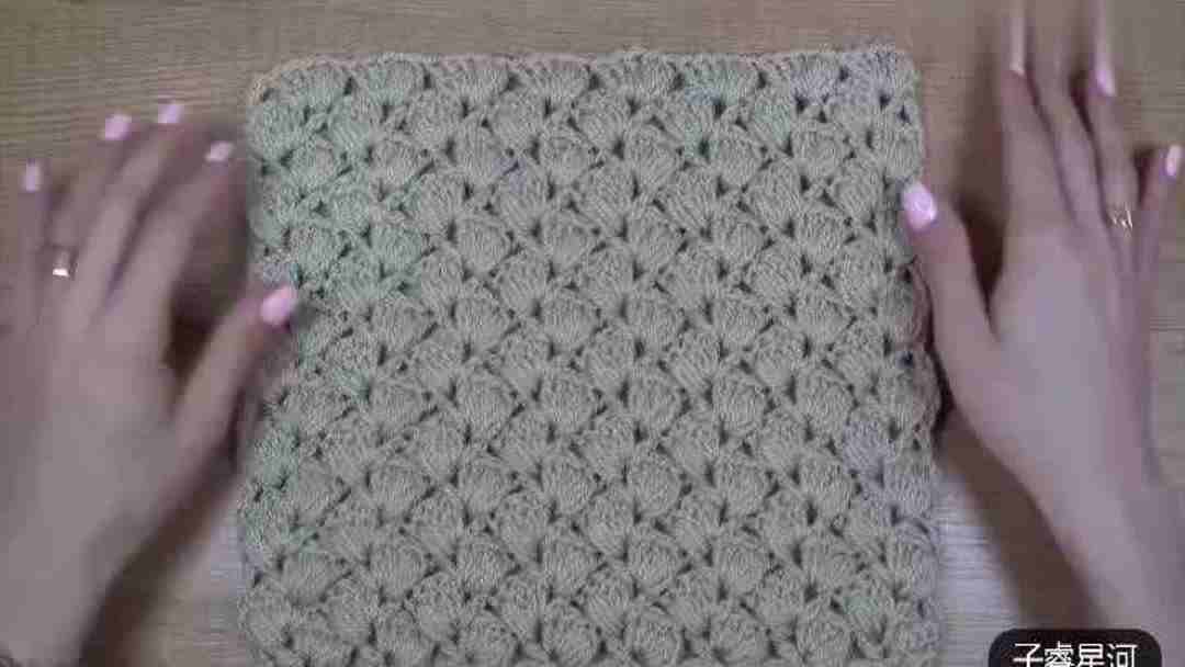 漂亮的银杏叶花样钩针编织,毛线毯子编织教程,织毯子非常美观