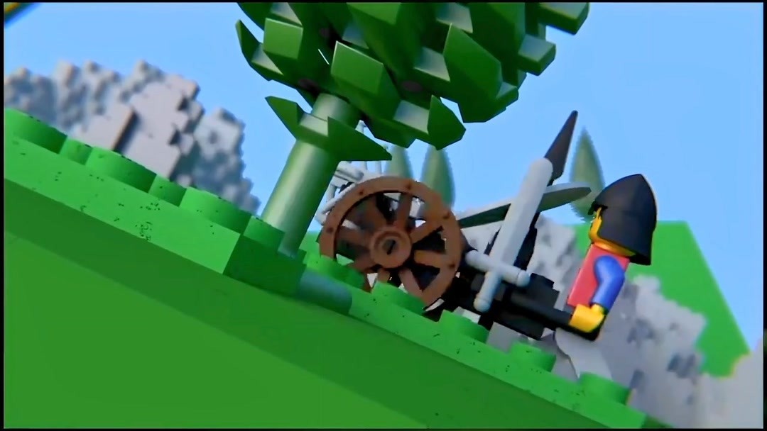 乐高动画士兵弩车-要不要来看看