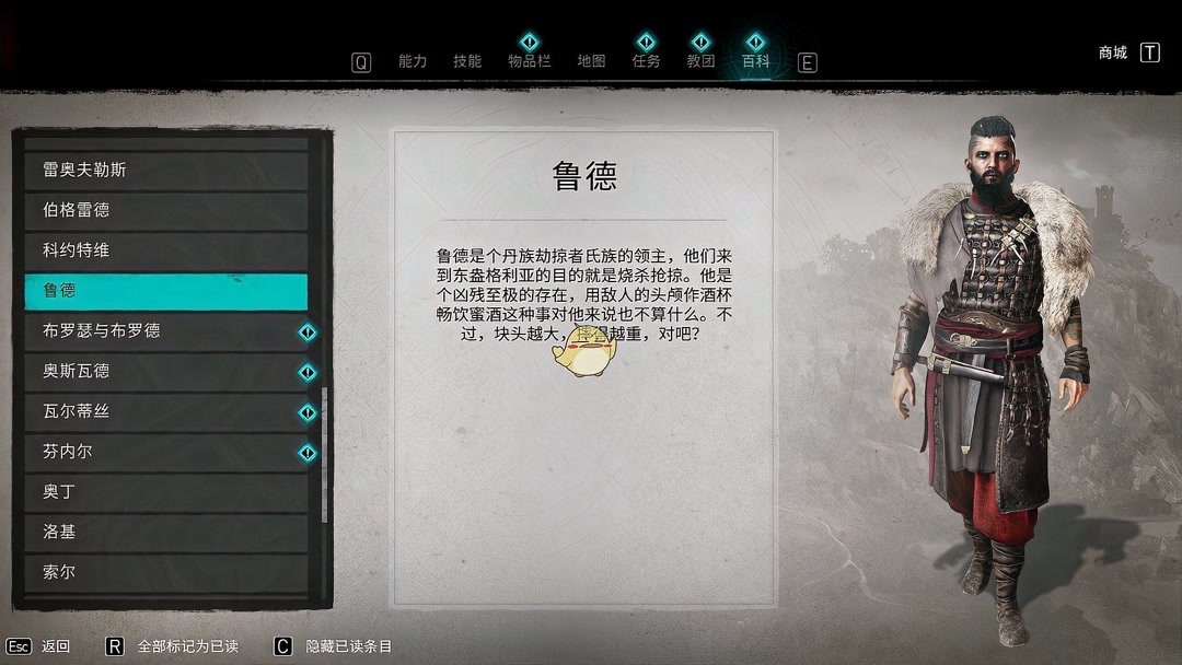 刺客信条中英灵殿的鲁德杀不杀?我相信邪不胜正