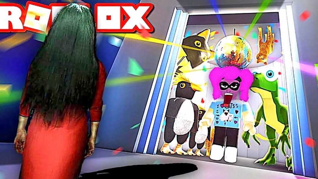 屌德斯小熙 Roblox电梯模拟器 变身女装大佬出道后被贞子吓飞!
