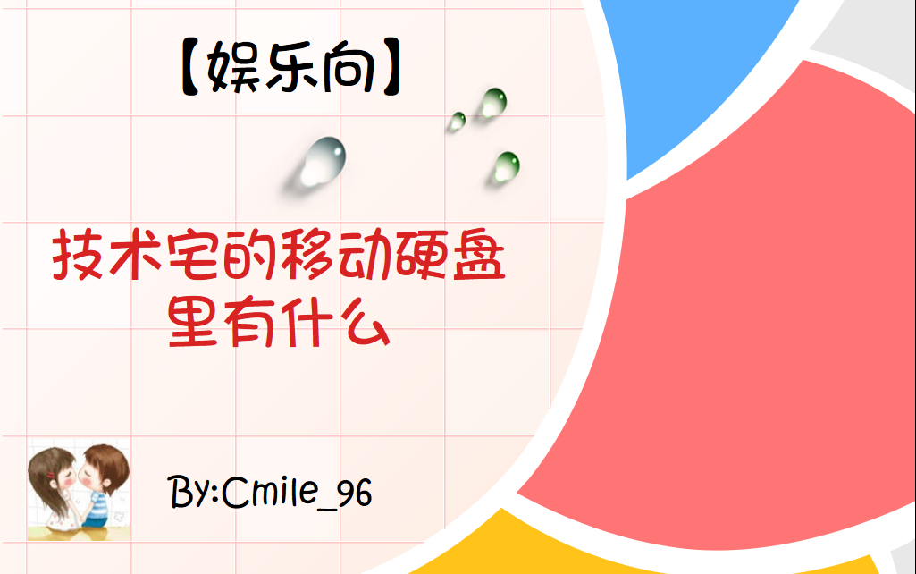 【娱乐向】技术宅的移动硬盘里有什么