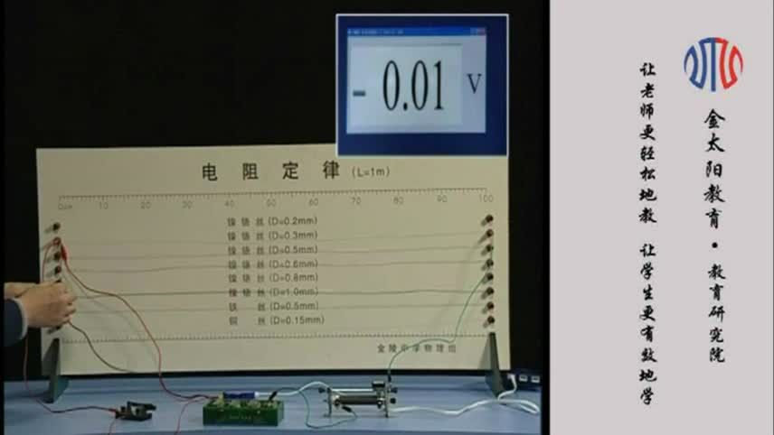 探究导体的电阻与导体长度、截面积的关系