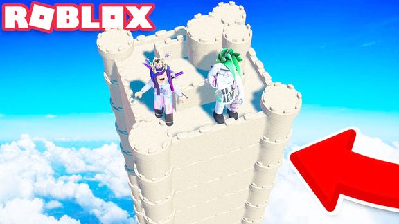 在城堡上打击来往的海盗船!木子秋Roblox《沙漠海岛模拟器》