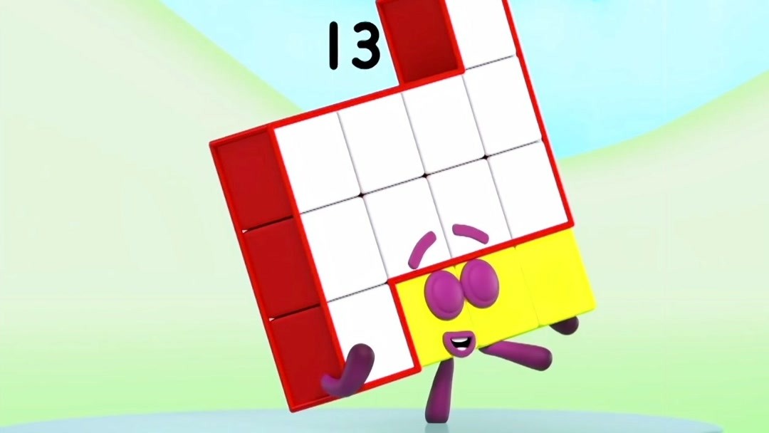 数字积木 搞笑动画:13哥这长不大的宝宝 这么大人还玩水!