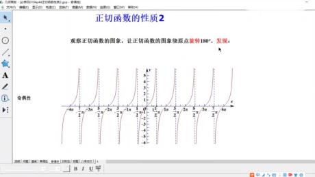 画板讲解正切函数的性质