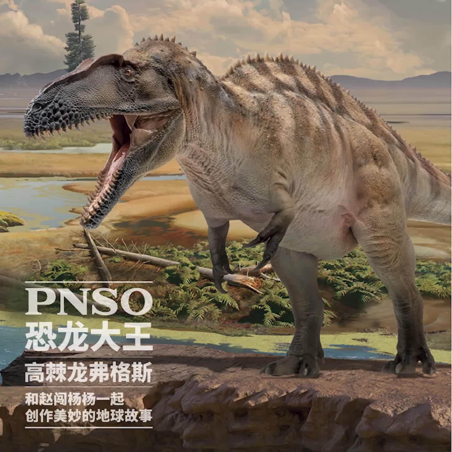 PNSO恐龙大王成长陪伴模型 高棘龙弗格斯