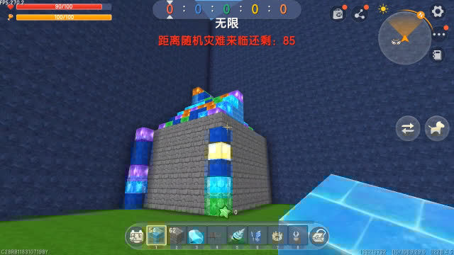 迷你世界:随机灾难跳出方块建房,半仙造出粑粑房灾难慢一步