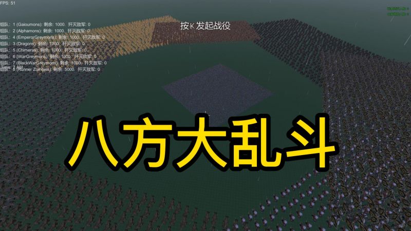 史诗战争模拟器:八方大乱斗竟成了三分天下,谁才是最后赢家?