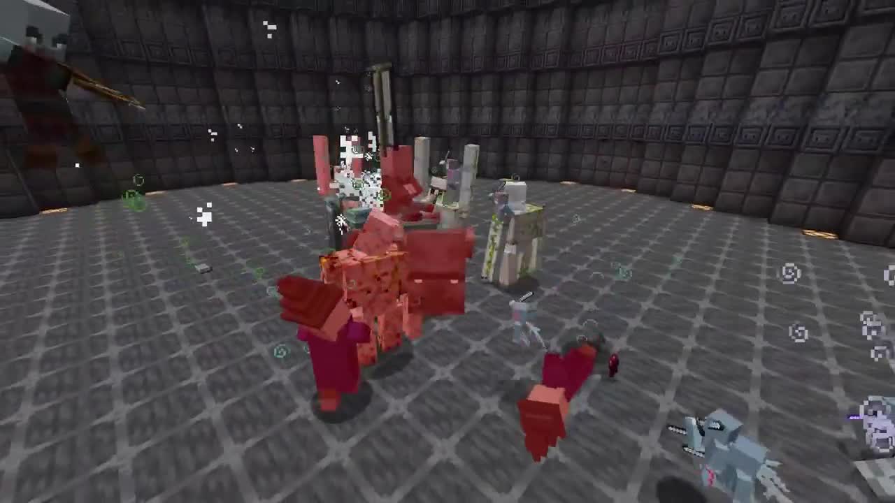 我的世界MC动画:女巫掠夺者军团VS铁傀儡军团