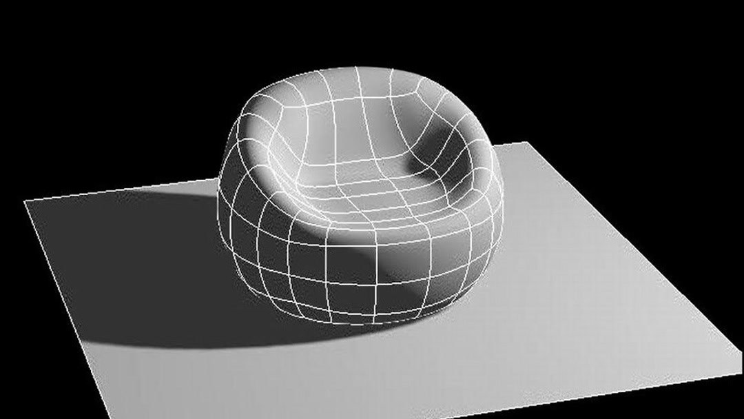 沐风老师3DMAX懒人沙发建模