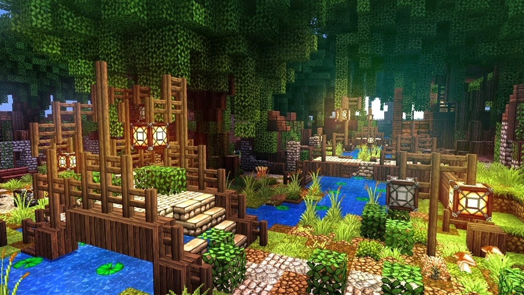 水中的村庄 我的世界