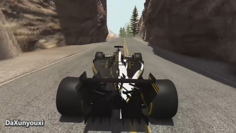 车祸模拟器:速度这么快,F1赛车都失控了