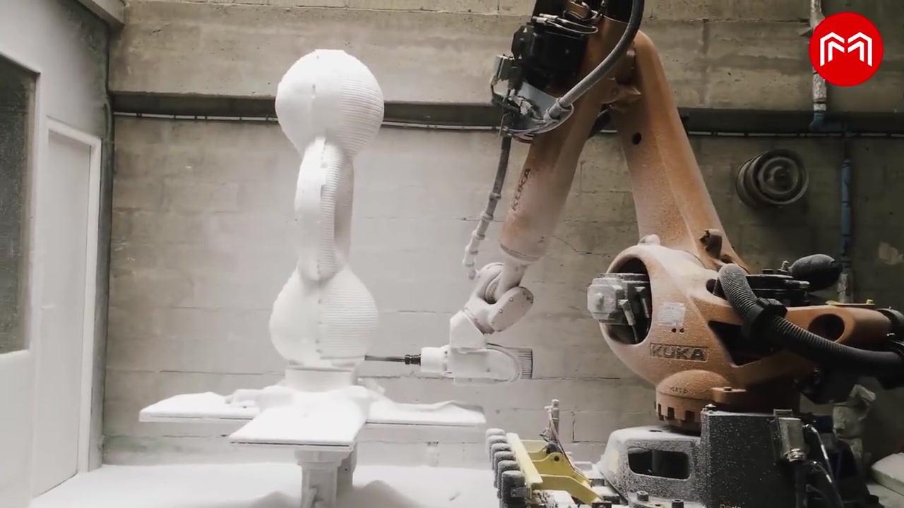 库卡机器人雕刻_Robotmaster离线编程应用