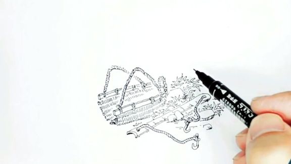 【钢笔画入门宝典】大家有见过这个东西嘛