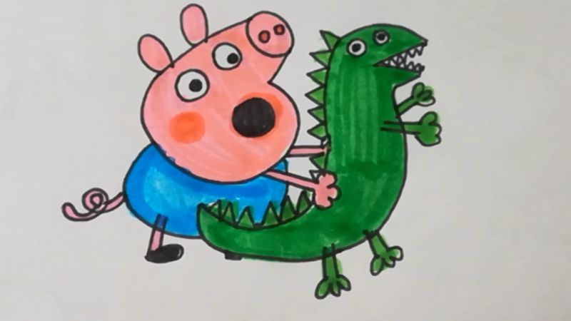 苗苗简笔画教程,可爱的卡通简笔画