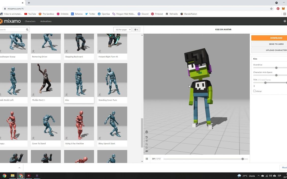 【搬运】NFT Animation in Mixamo快速为你做的角色赋予动作动画,...