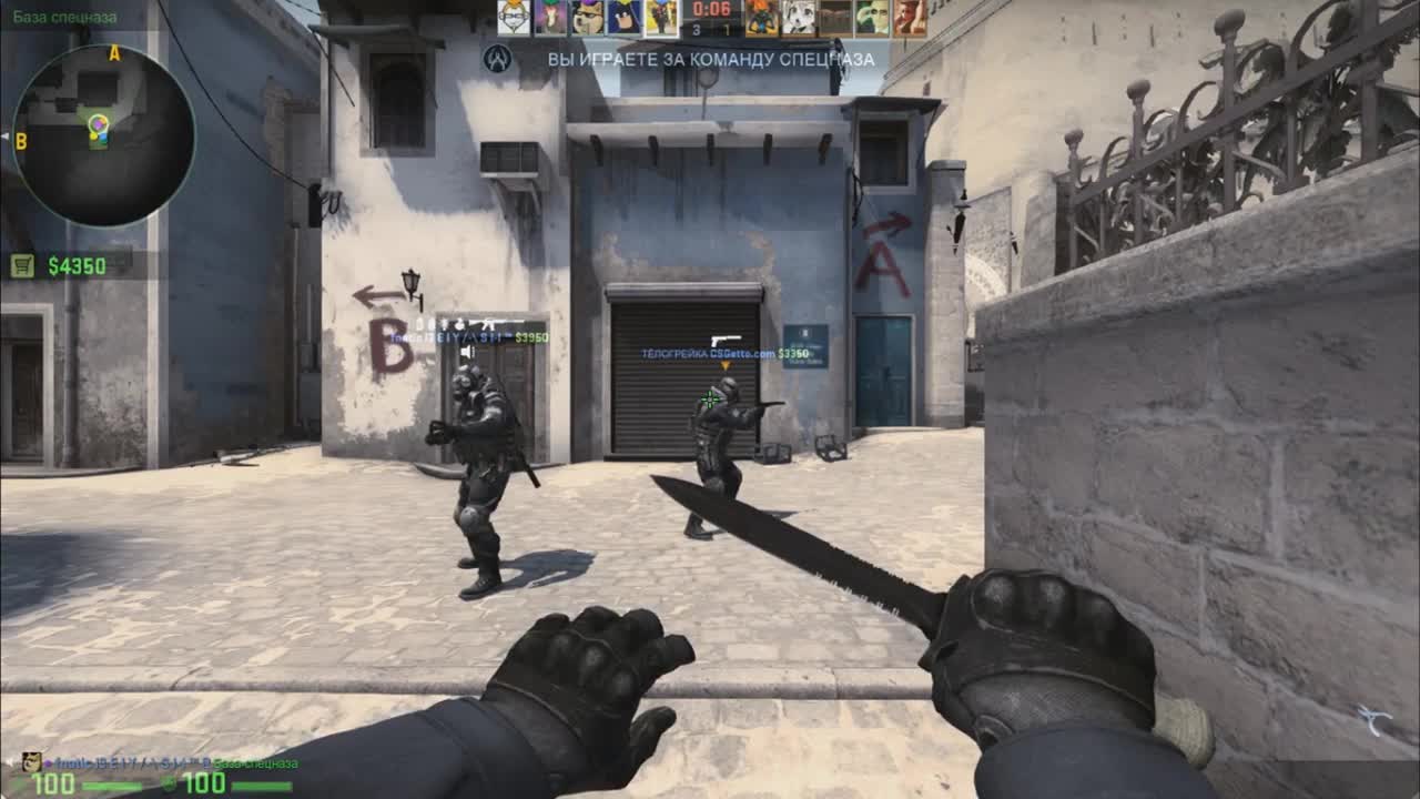 CSGO:爆破赛拿下A点