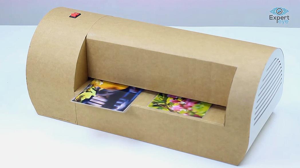 牛人教你如何用硬纸板自制过塑机,简单又实用!学到就是赚到