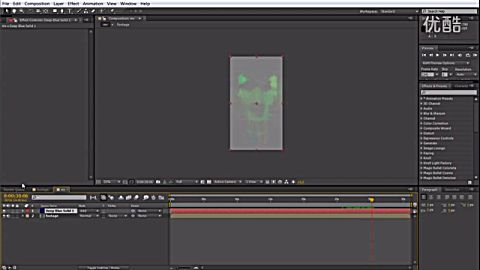 AE人物粒子化特效教程