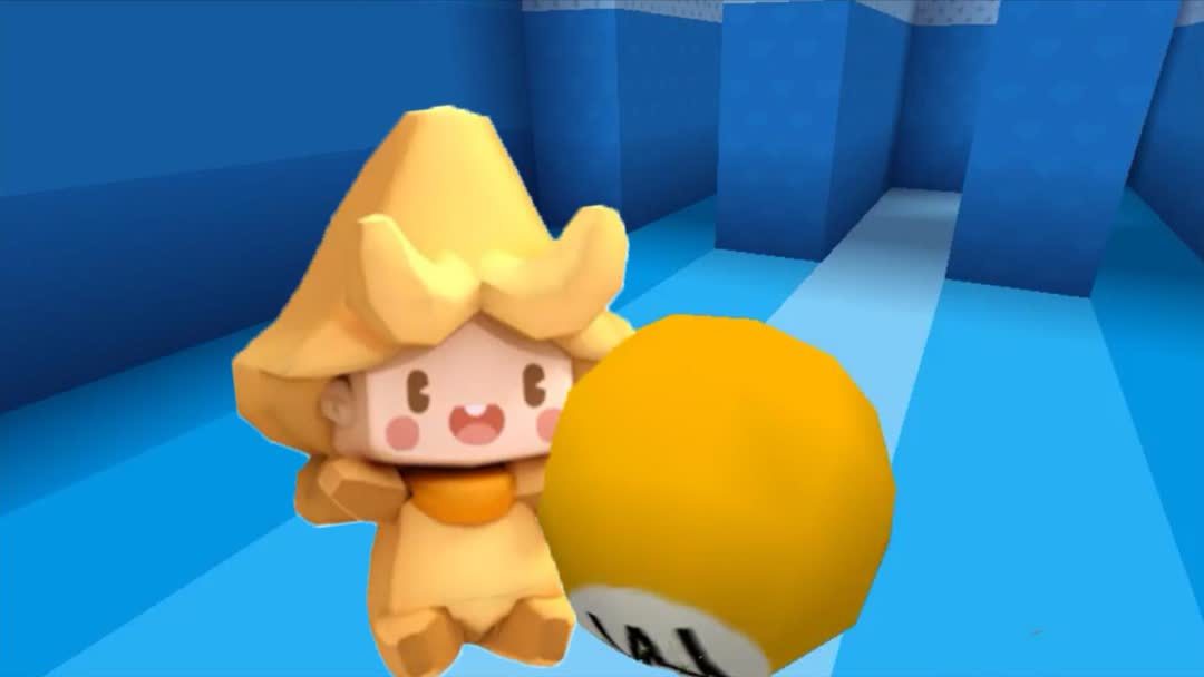 迷你世界滚动天空 我要被这个球给逼疯了