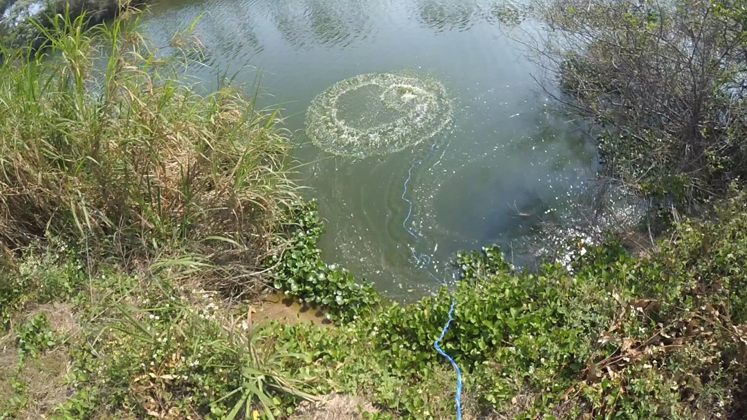 雷军小米新发明小蚁运动相机实拍 新型抓鱼神器第四代手抛网 撒网