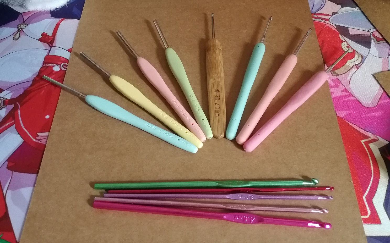 钩针基础常识之钩针与线的种类与选择