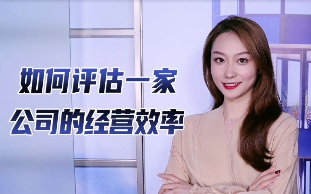 如何评估一家公司的经营效率
