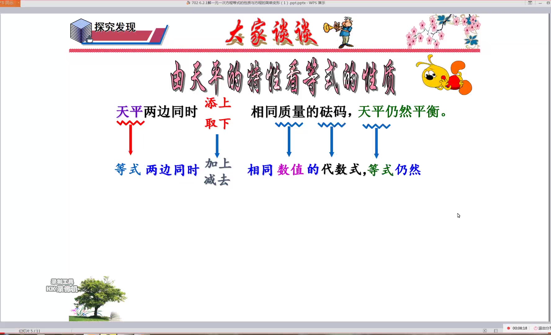 华师大版第6章 一元一次方程等式的性质与方程的简单变形