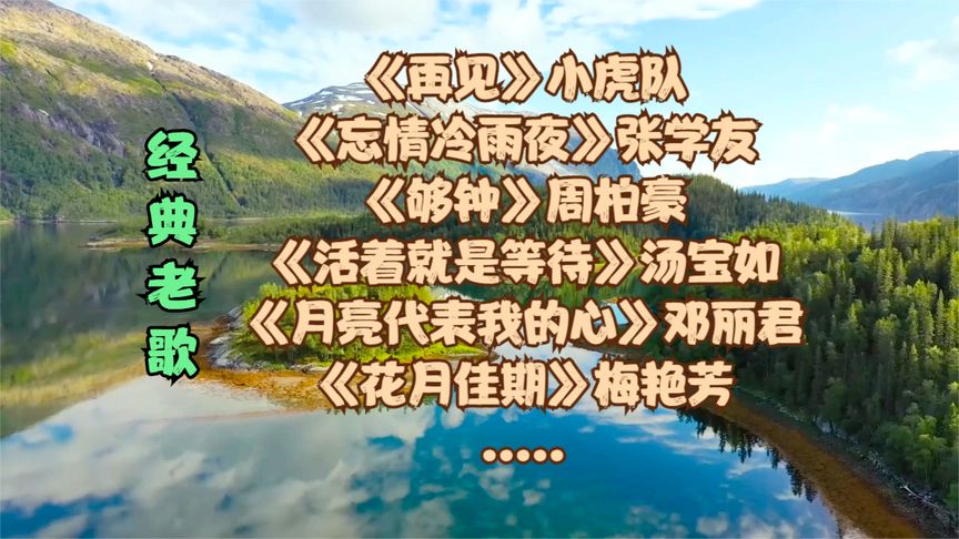 经典老歌合集,粤语歌还是那个熟悉的旋律,又深情又令人印象深刻