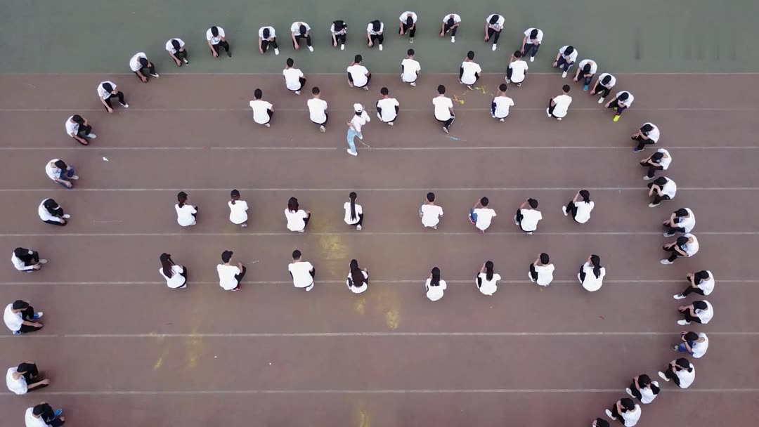 2017年西安工程大学计算机学院运动会方阵表演