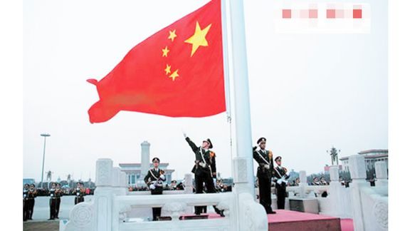 天安门广场的升旗仪式,每次国歌响起时我都会很激动