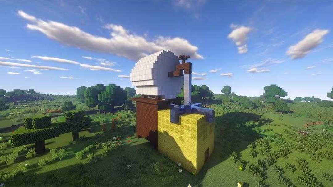 我的世界:生存盖个这样的房子,不难吧?