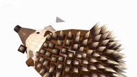 多维数据集生成器在儿童建立一个刺猬的孩子们