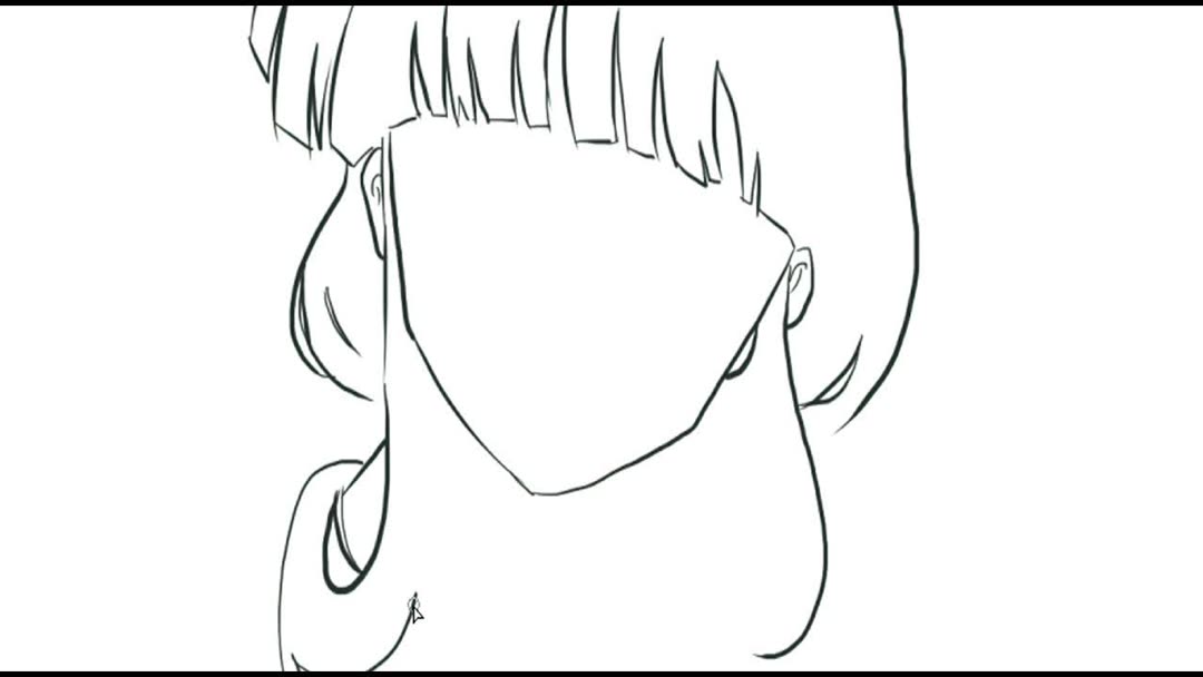 [小林简笔画]绘画动画片犬夜叉中的巫女桔梗卡通简笔画教程_0001