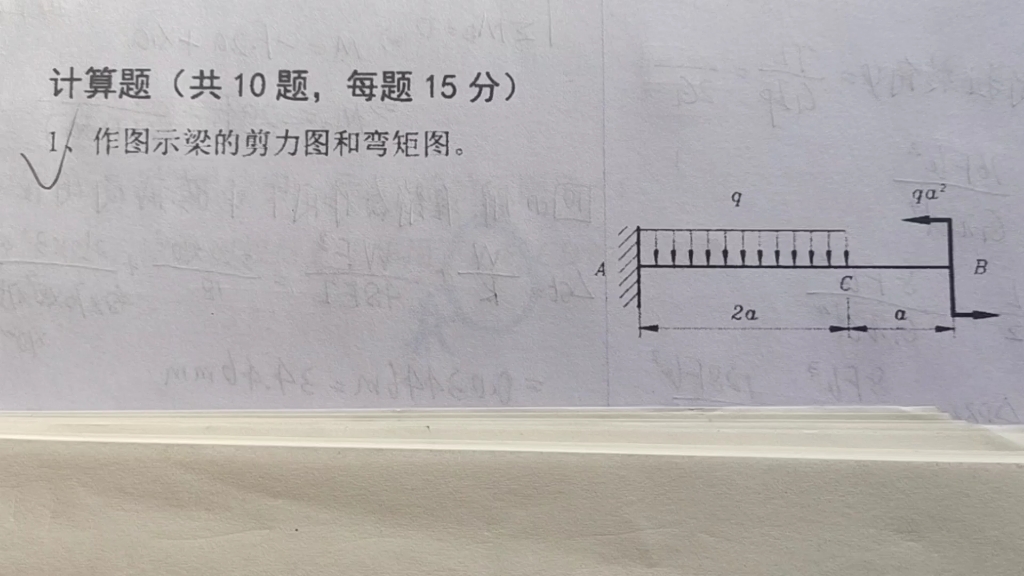 梁的剪力图和弯矩图 03