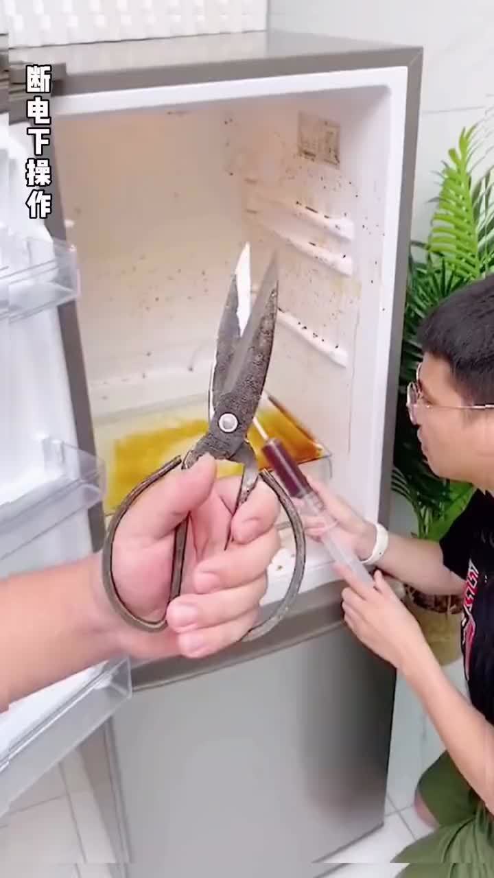 冰箱容易结冰有异味的可以试试这个,操作简单,有了它冰箱就不会结冰了