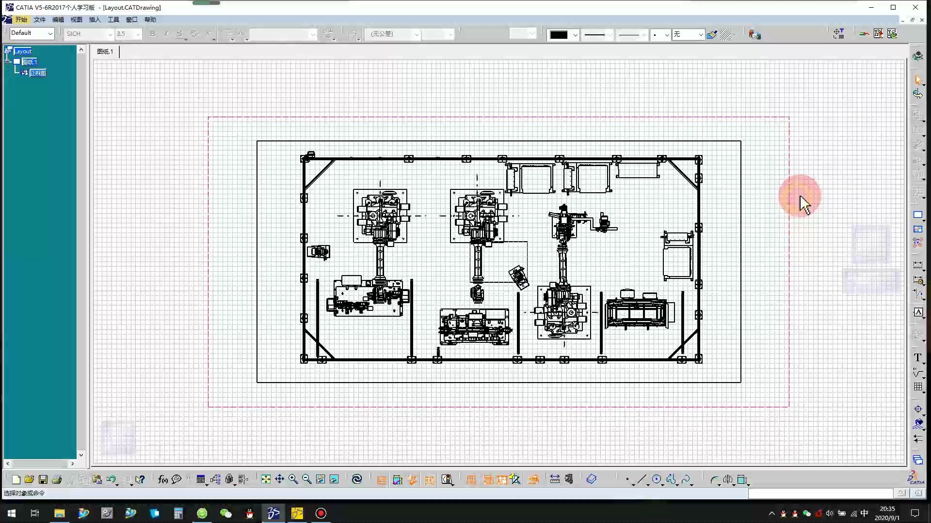 Delmia仿真视频教程-通过资源布置模块导入2D布局图