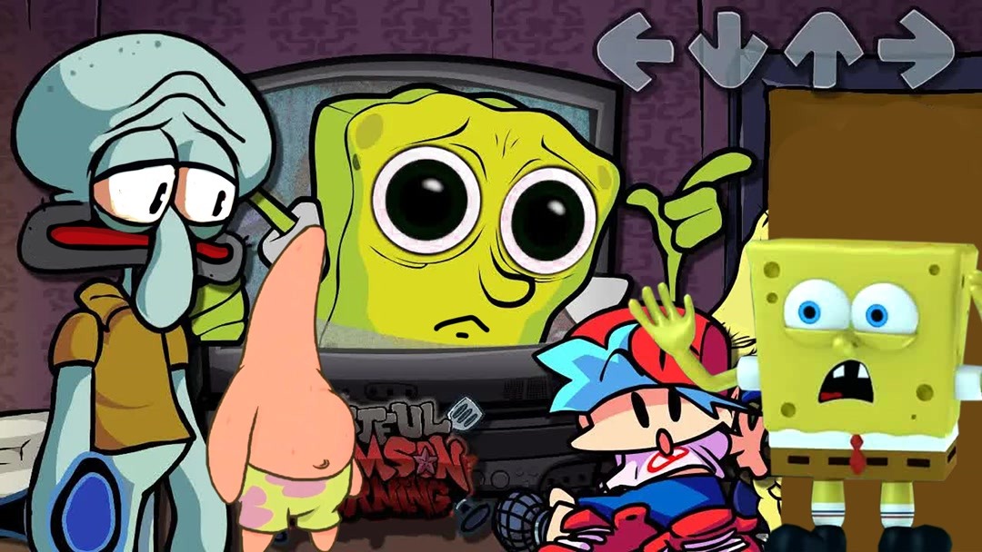 FNF周五夜放克:超优质《海绵宝宝》模组,每一首歌都是神曲!