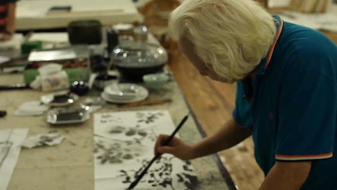 吴山明访谈之宿墨与枯笔