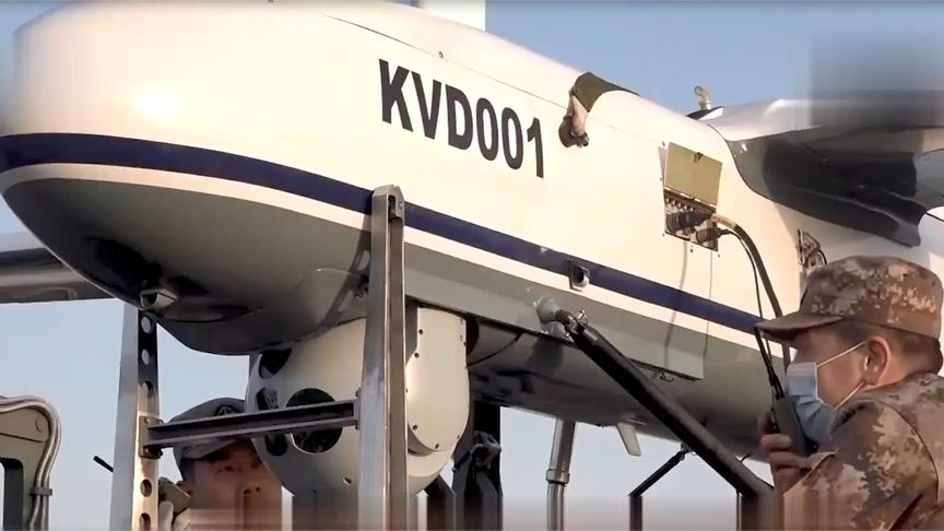 发射后不用管!我军KVD001无人机协同多架武直“A导B射”精准打击